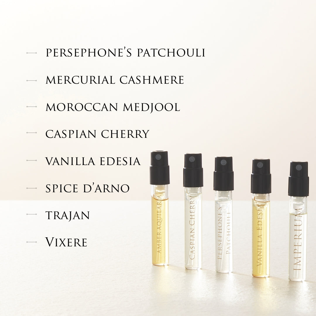GOURMAND sample set - Eight 1.8ml vials of luxury perfumes – ELECTIMUSS