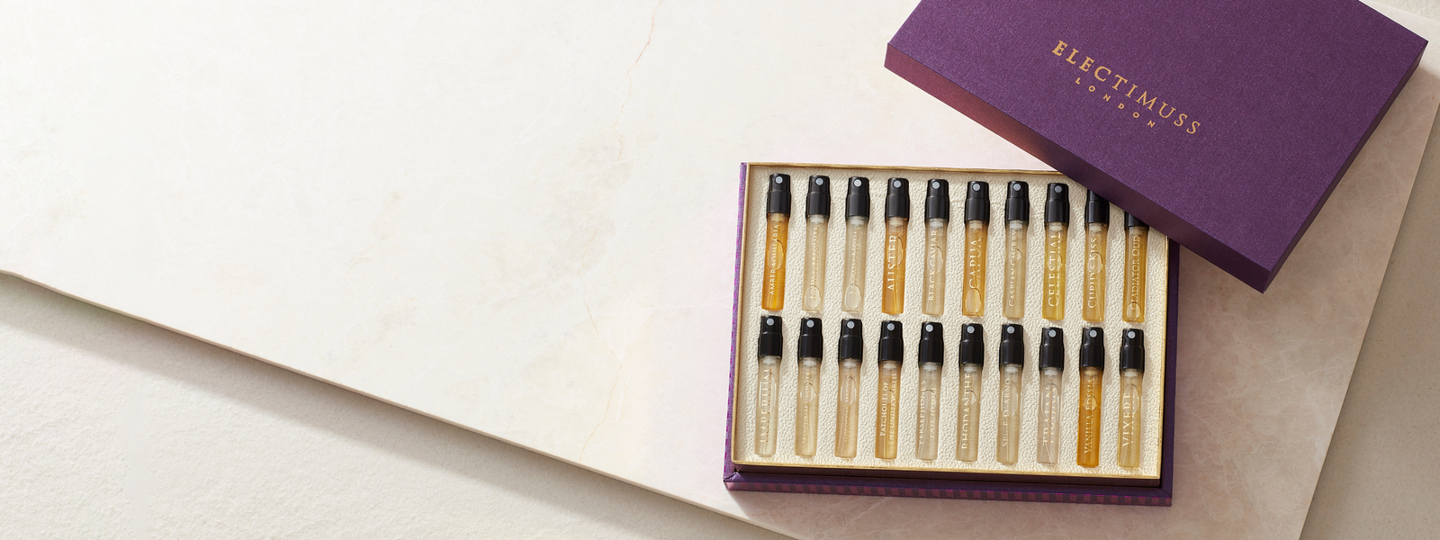 LUXURY discovery set sample set - Twenty 1.8ml perfume vials – ELECTIMUSS
