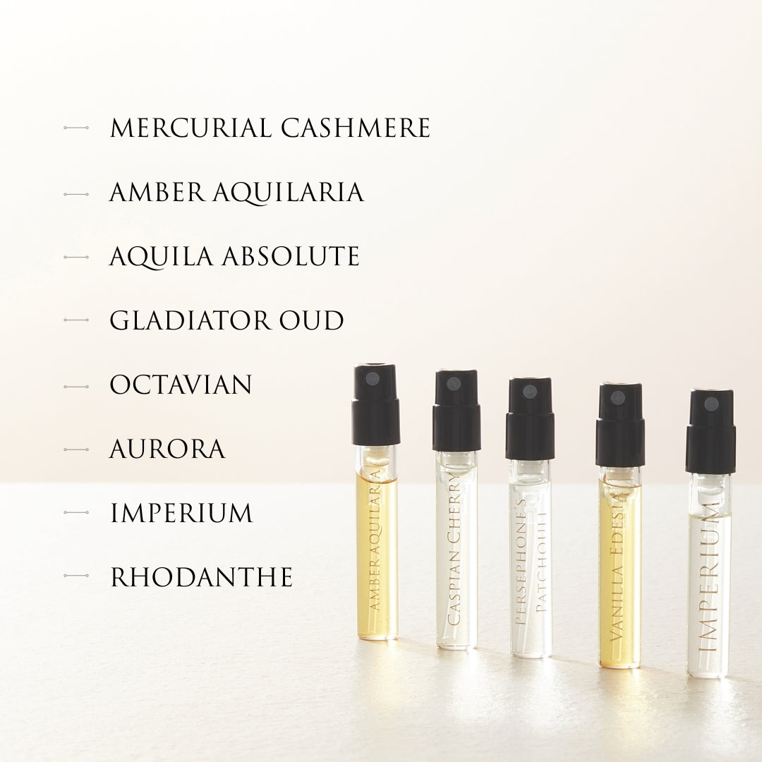 OUD sample set - Eight 1.8ml vials of luxury perfumes – ELECTIMUSS